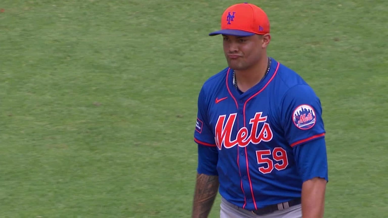 Sean Manaea strikes out seven in spring start | 03/25/2024 | New York Mets
