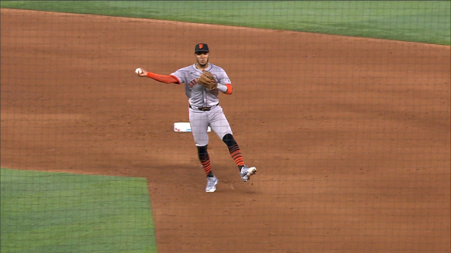 Thairo Estrada fields deflection for out | 04/17/2024 | San Francisco ...
