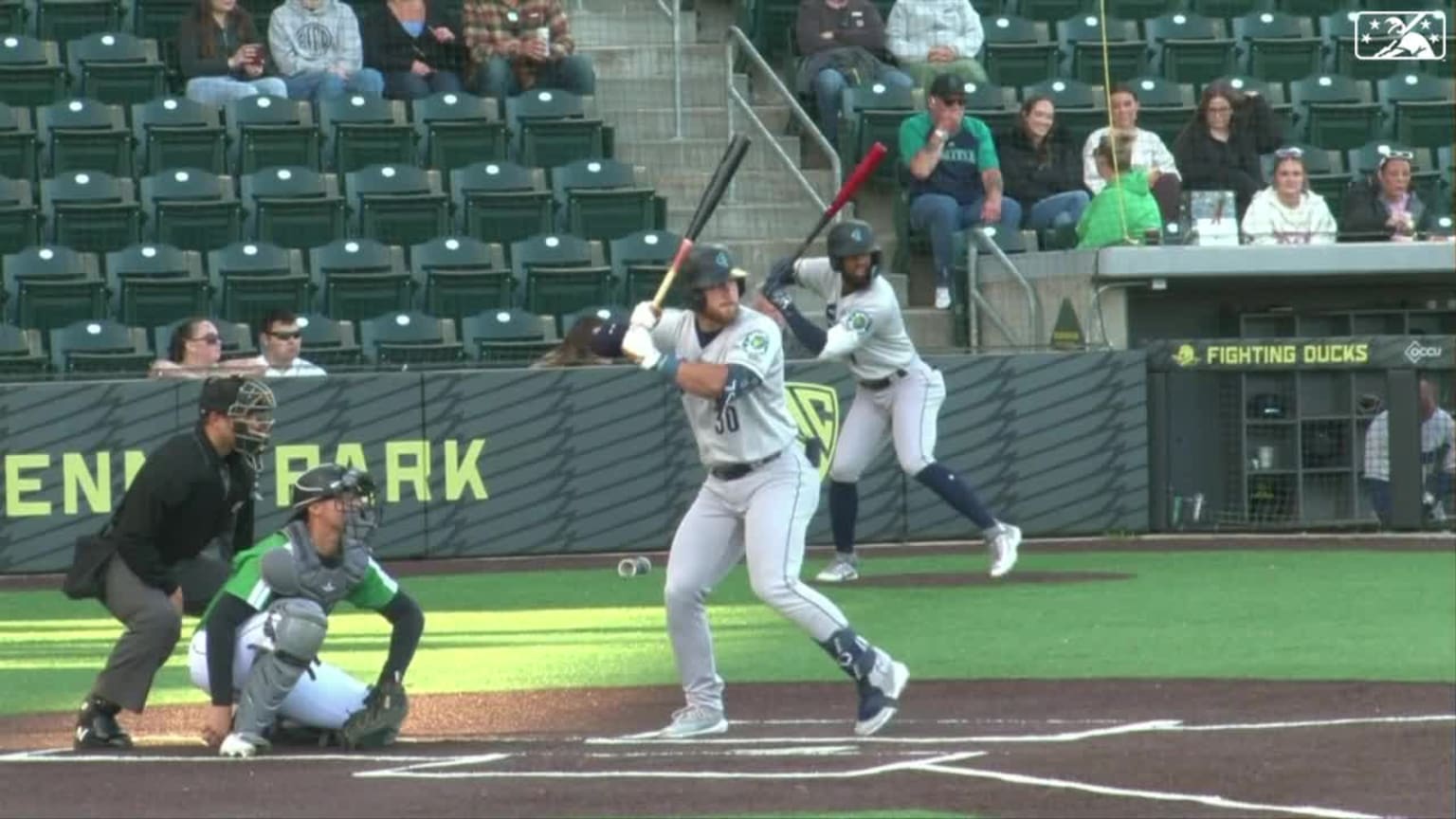 Tyler Locklear hits a fly ball out to right-center | 05/24/2023 | MLB.com