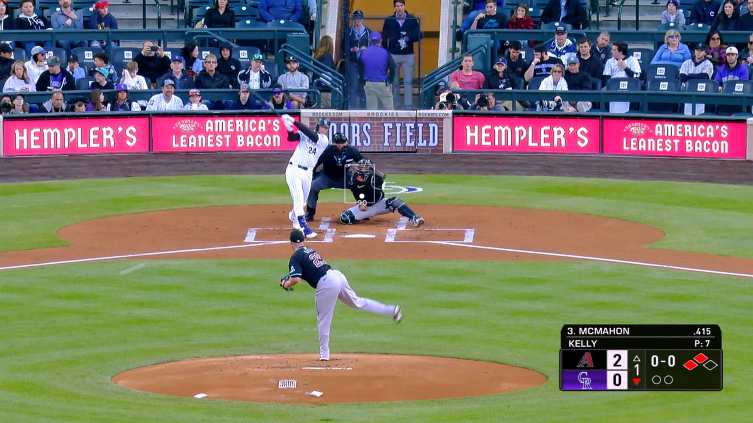 Ryan McMahon grounds out, scores Charlie Blackmon | 04/09/2024 ...