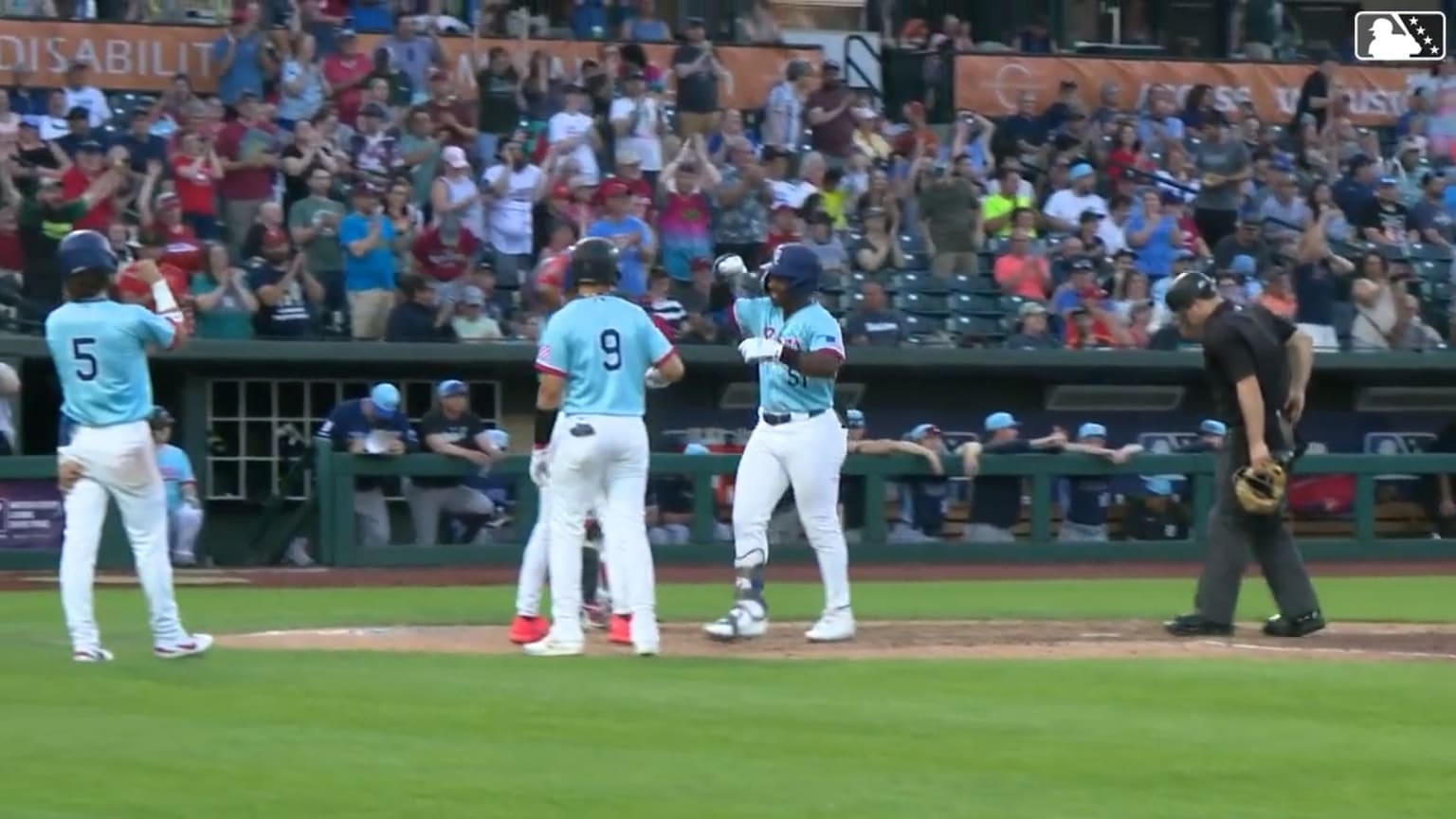 Zyhir Hope launches a grand slam | 07/06/2025 | MLB.com