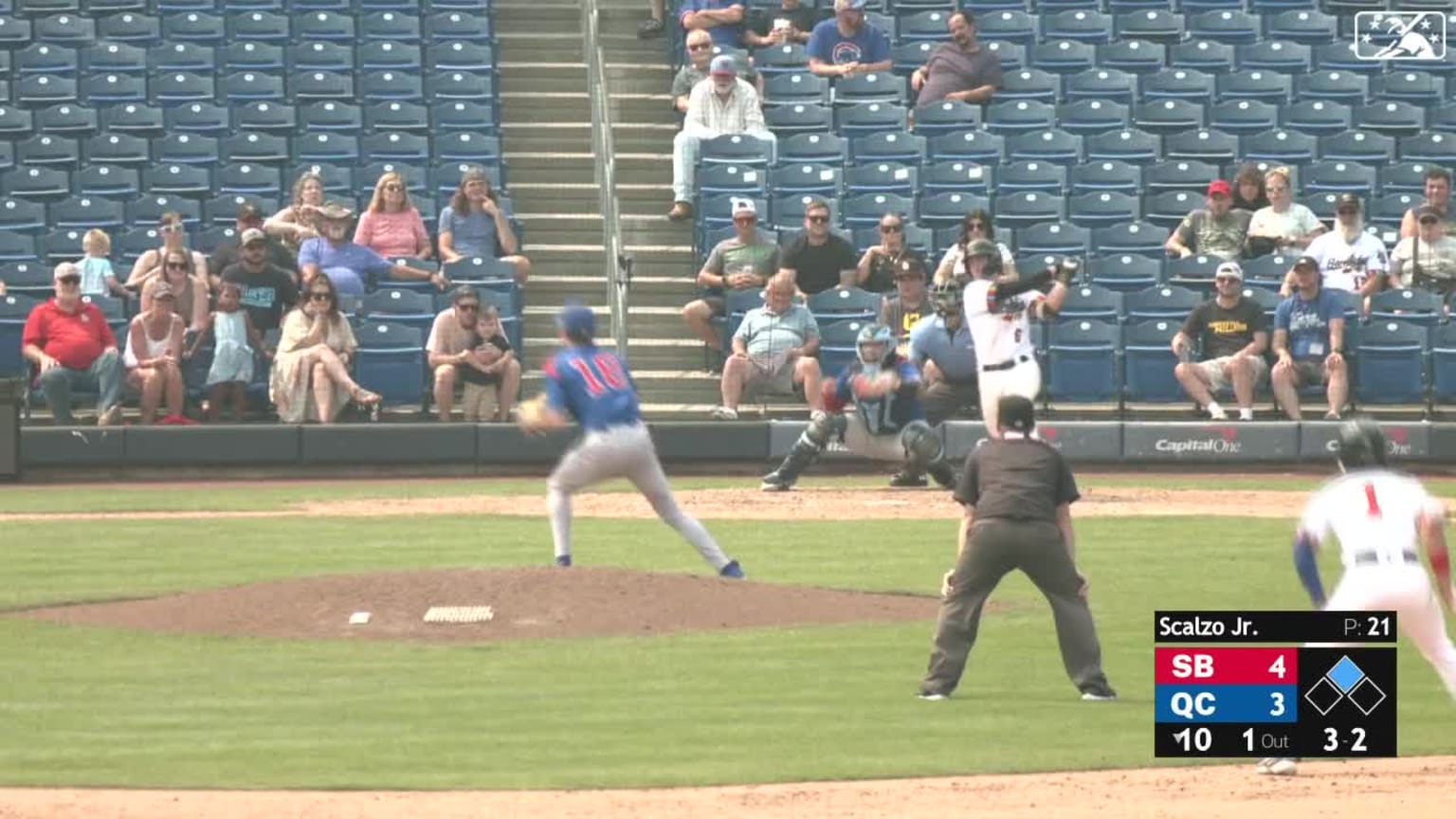 Cayden Wallace hits a game-tying single | 07/16/2023 | MLB.com