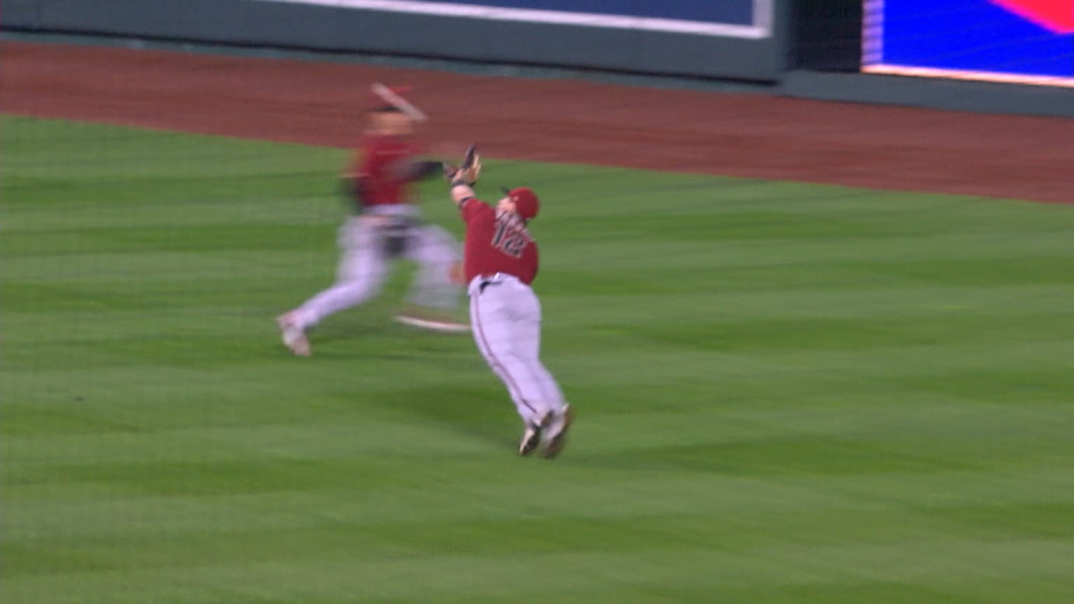 Varsho makes a full extension catch to rob Taylor | 08/24/2022 ...