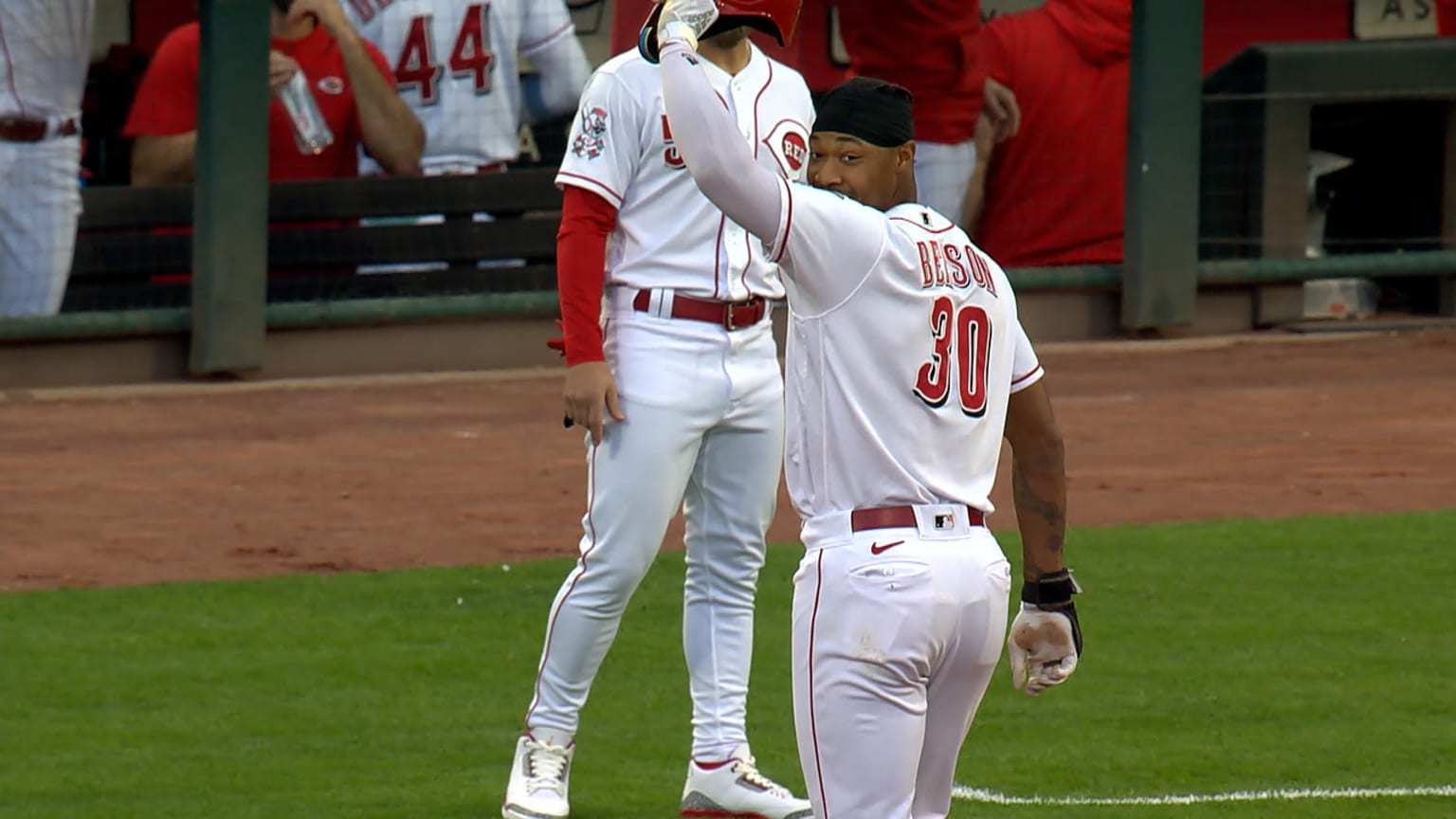 Will Benson hits a sacrifice fly in the 2nd inning | 09/18/2023 ...