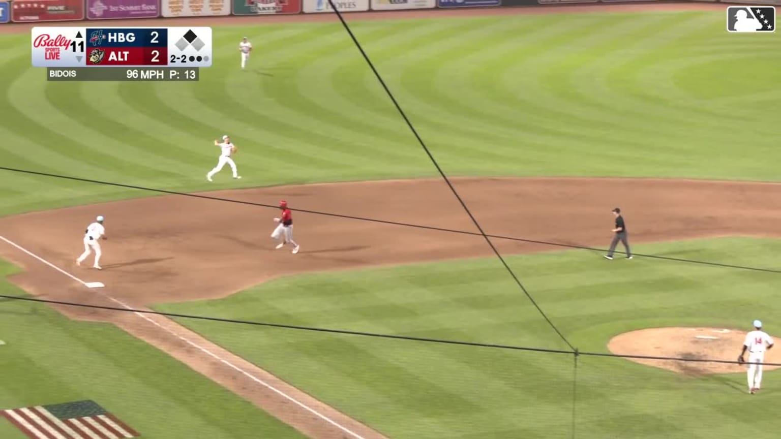 Mike Jarvis makes a jump throw | 07/04/2025 | MLB.com