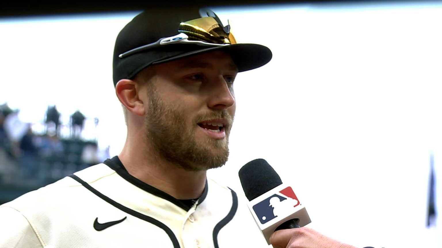 Luke Raley on his winning moment against the Astros | 04/12/2026 ...