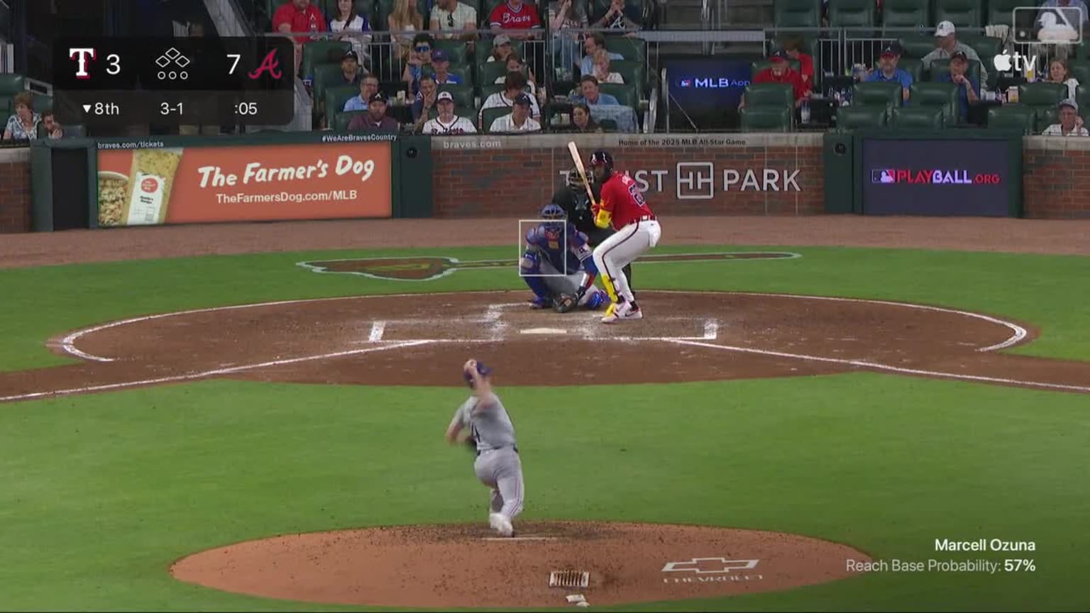 Marcus Semien makes a fantastic leaping catch | 04/19/2024 | Texas Rangers