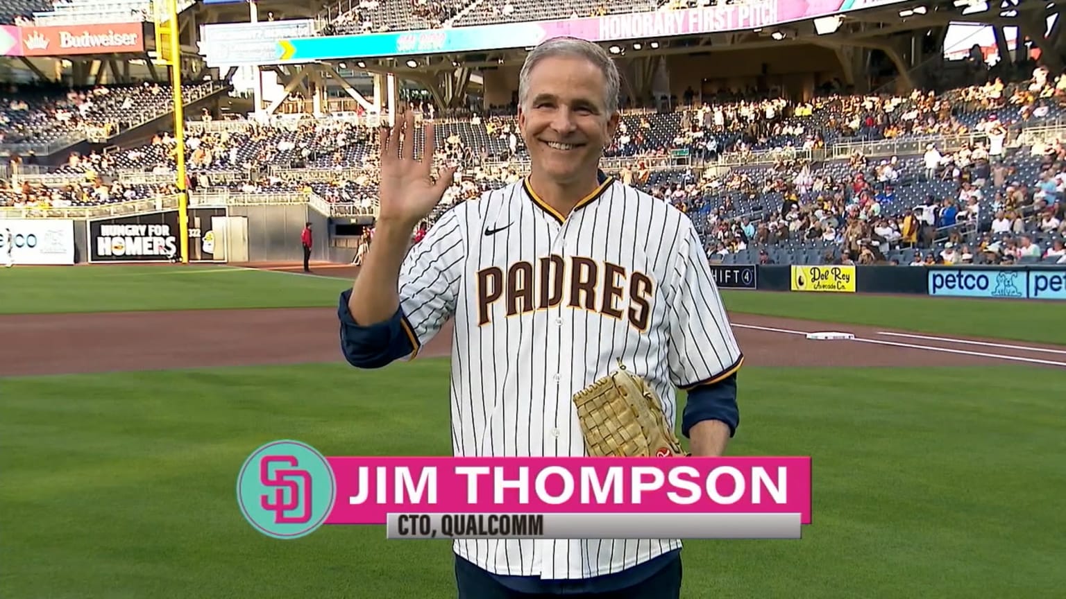 4/19/24 - Honorary First Pitch | 04/19/2024 | San Diego Padres