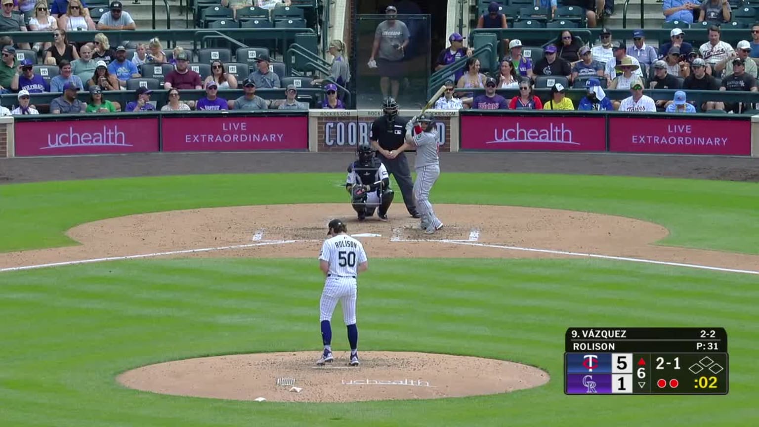 Pitch Clock Violation on the Rockies | 07/20/2025 | Colorado Rockies