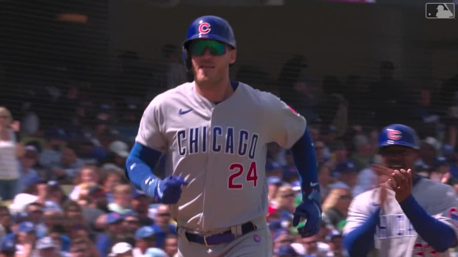 Cody Bellinger slugs a home run against the Dodgers | 04/16/2023 ...