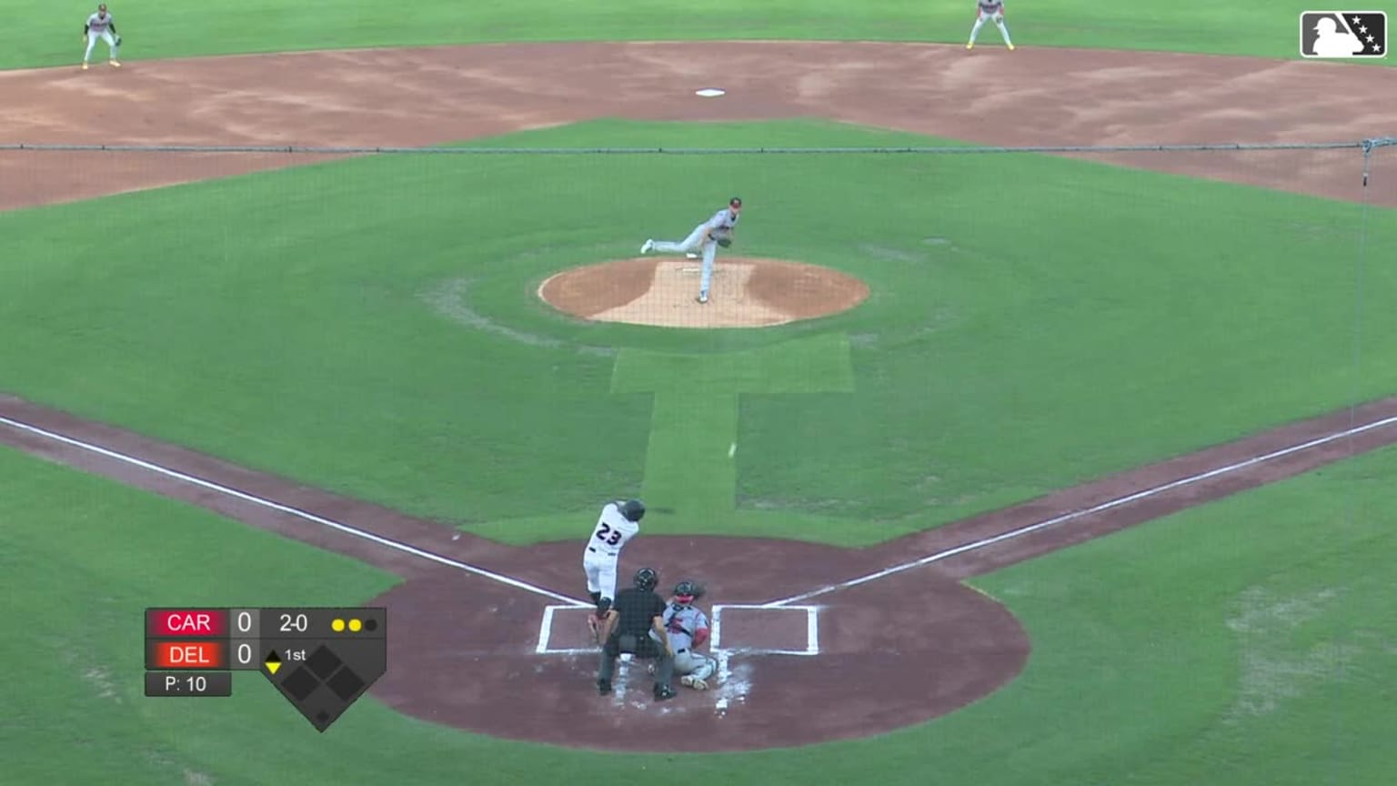 Griff O'Ferrall's first professional hit | 08/14/2024 | MLB.com