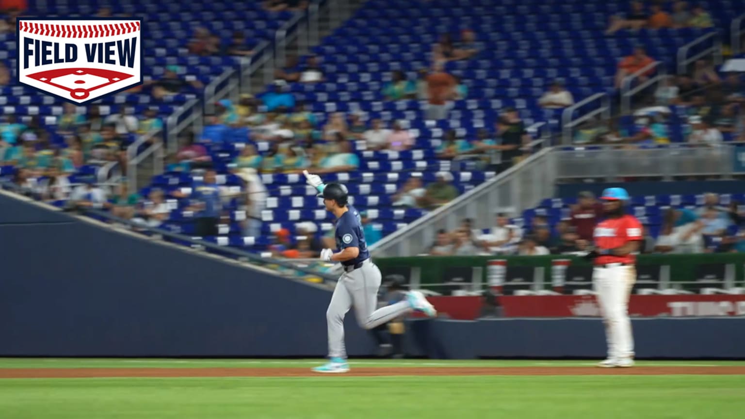 Field View: Dominic Canzone's solo home run | 06/22/2024 | Seattle Mariners