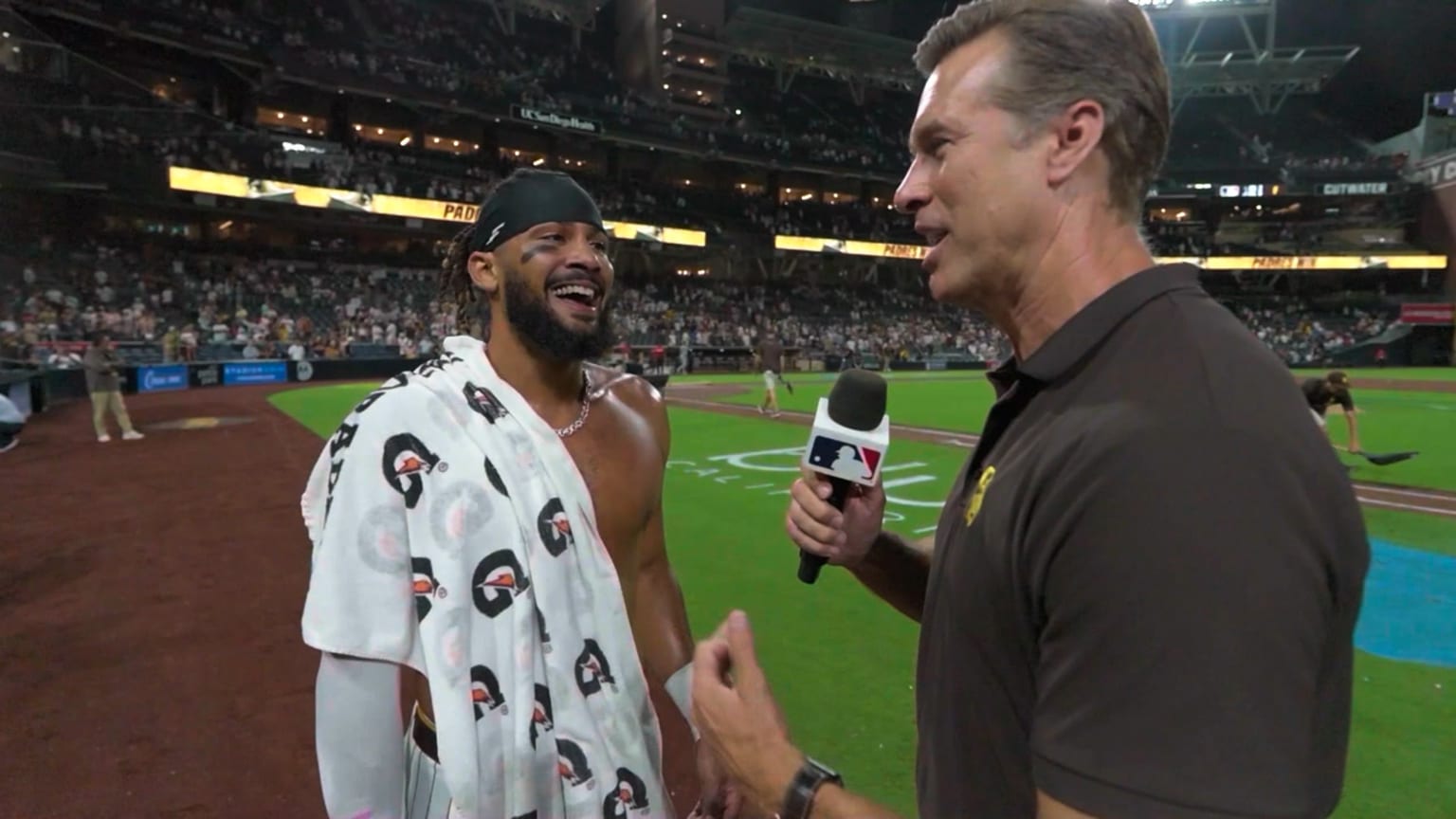 Fernando Tatis Jr. on his walk-off hit | 09/04/2024 | San Diego Padres