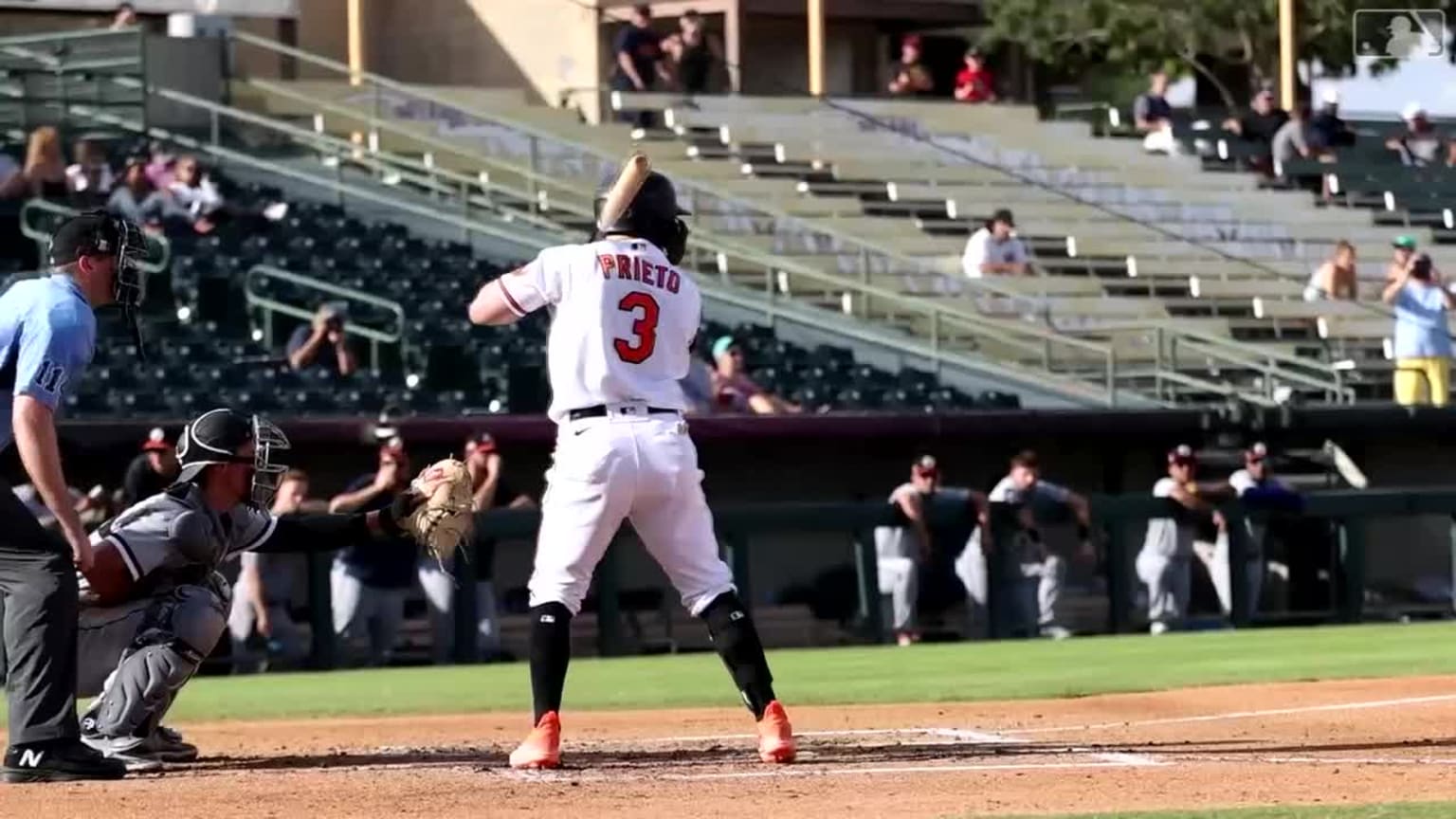 Cesar Prieto hits a three-run homer at Fall League | 10/23/2022 | MLB.com