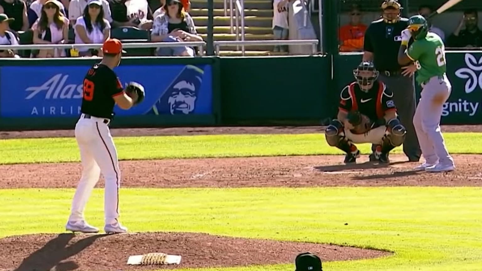 Landen Roupp K's two batters in his spring debut | 03/09/2024 | San ...
