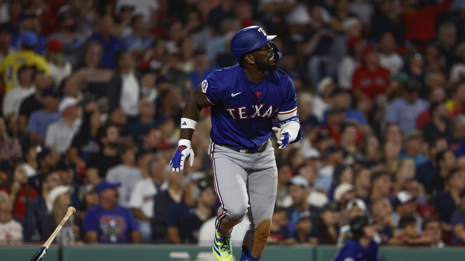 Adolis García clobbers two home runs in one game | 08/14/2024 | Texas ...