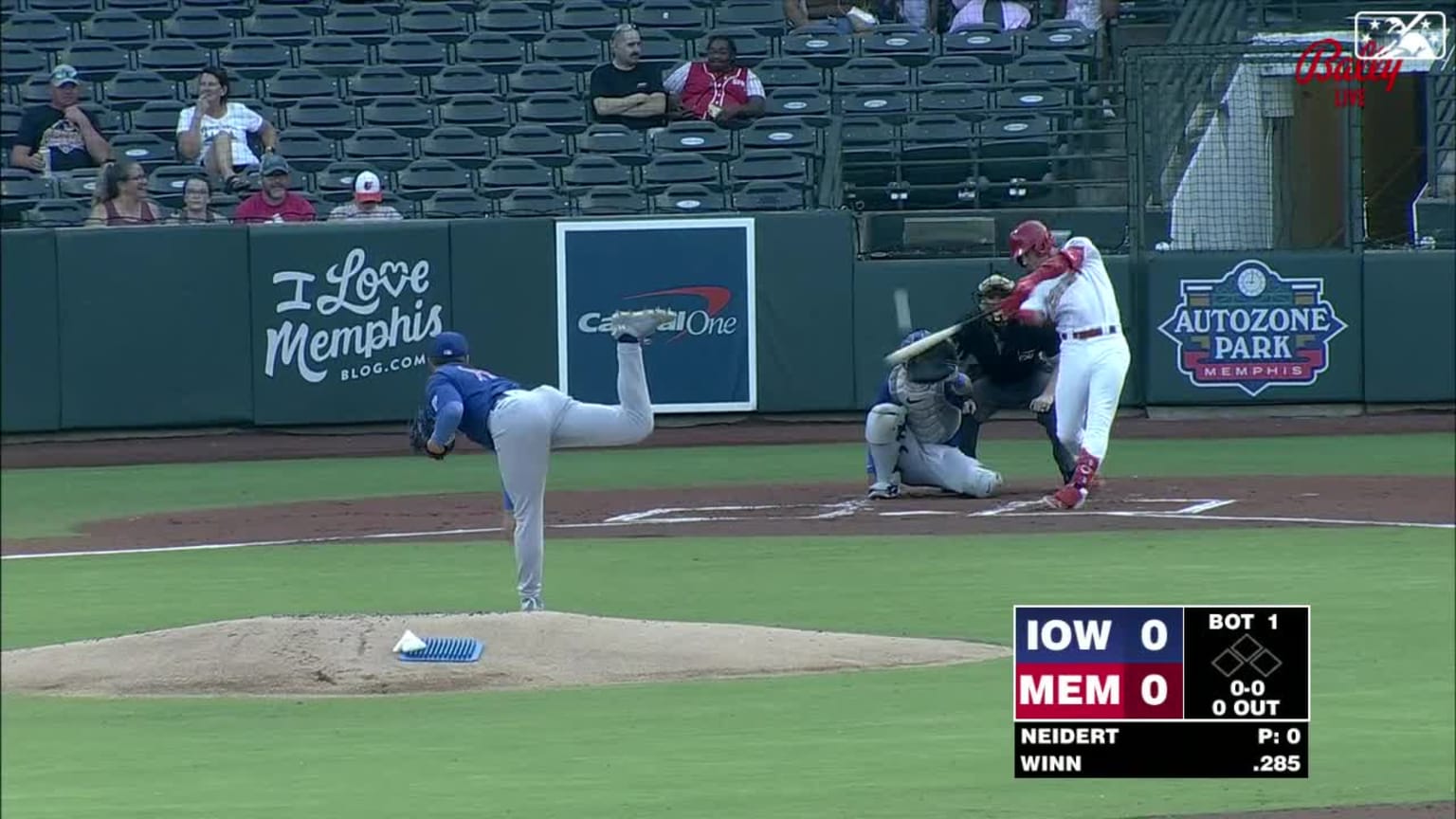 Masyn Winn hits a solo home run in the 1st | 07/29/2023 | St. Louis ...