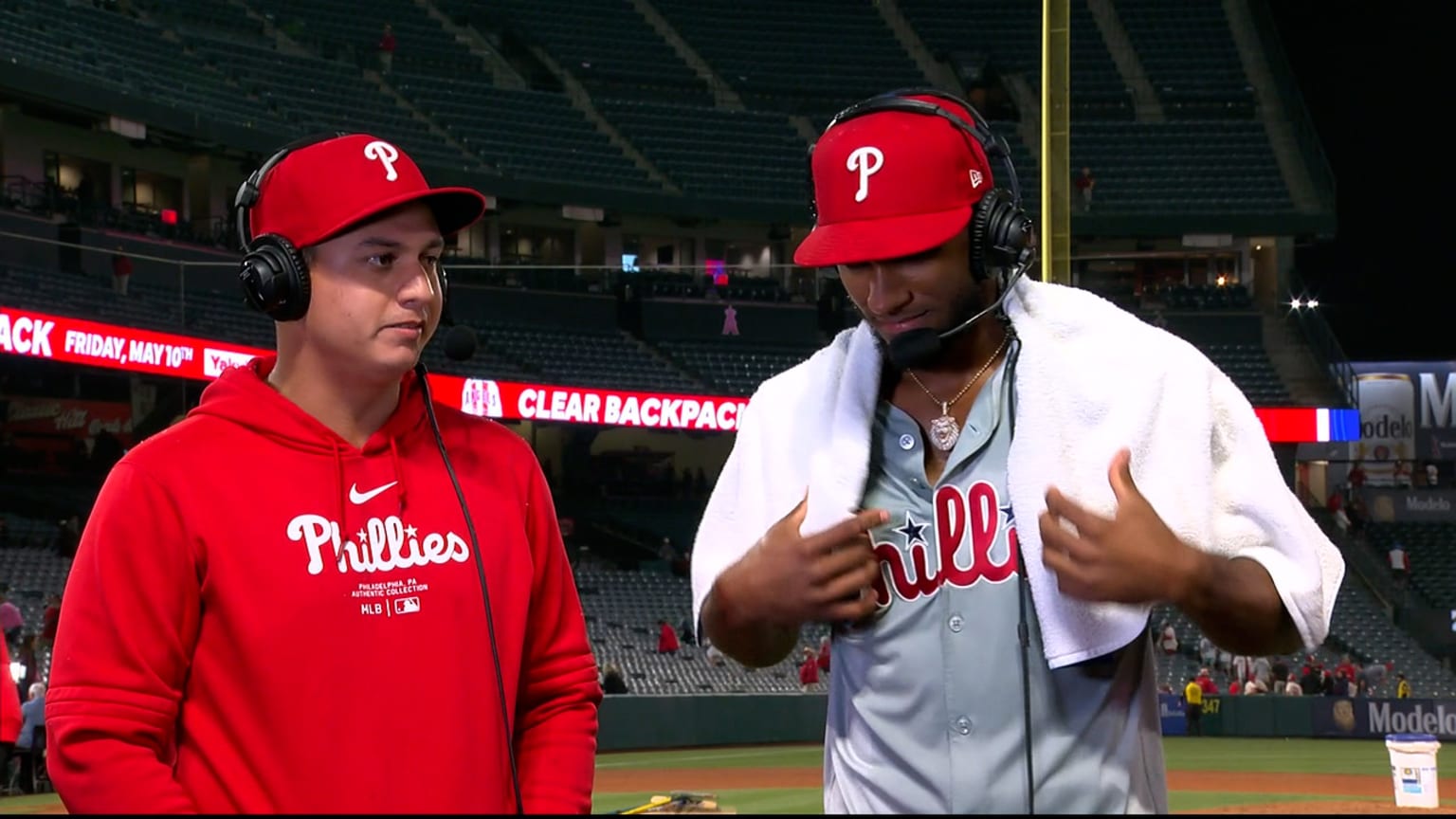 Johan Rojas on his game-winning home run | 04/30/2024 | MLB.com