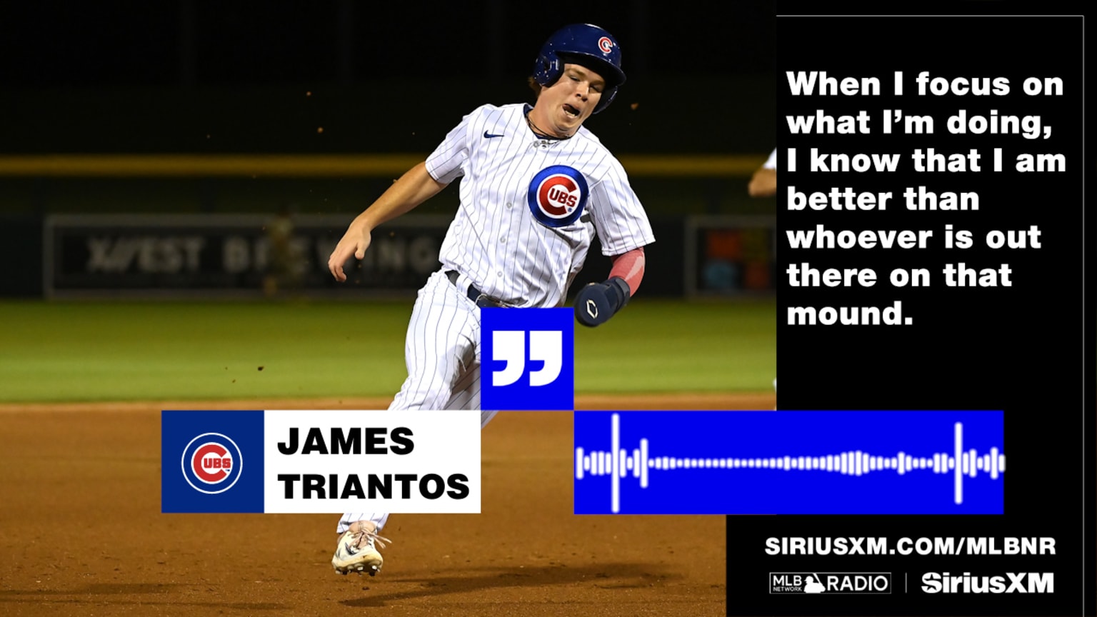 James Triantos on staying focused, improving | 04/22/2024 | Chicago Cubs