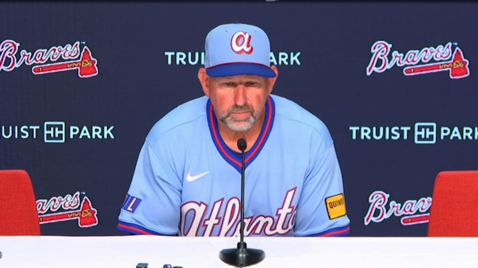 Walt Weiss on big win, hot bats in sixth inning | 04/10/2026 | Atlanta ...