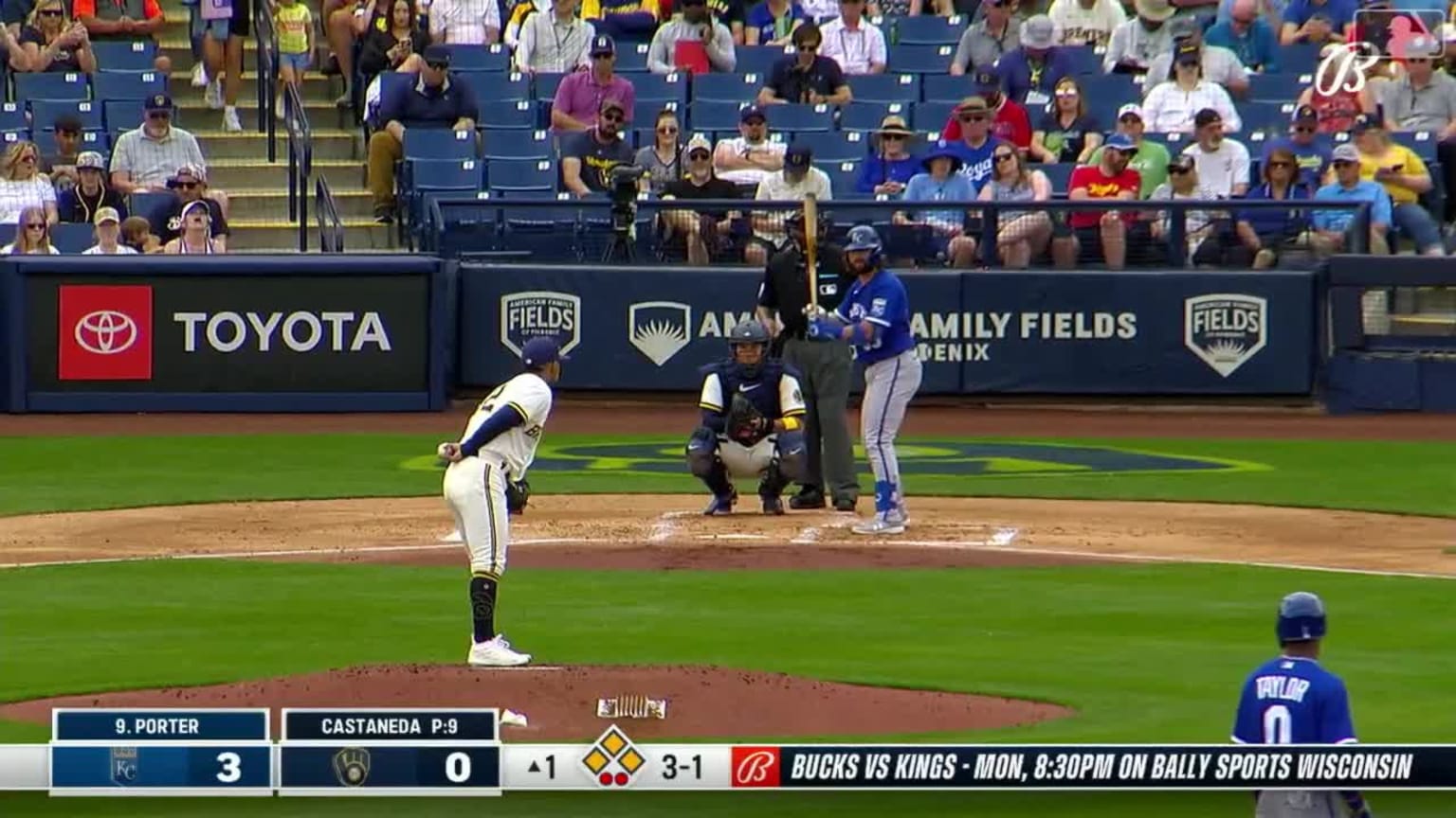 Logan Porter hits an RBI single to second in the 1st | 03/11/2023 ...