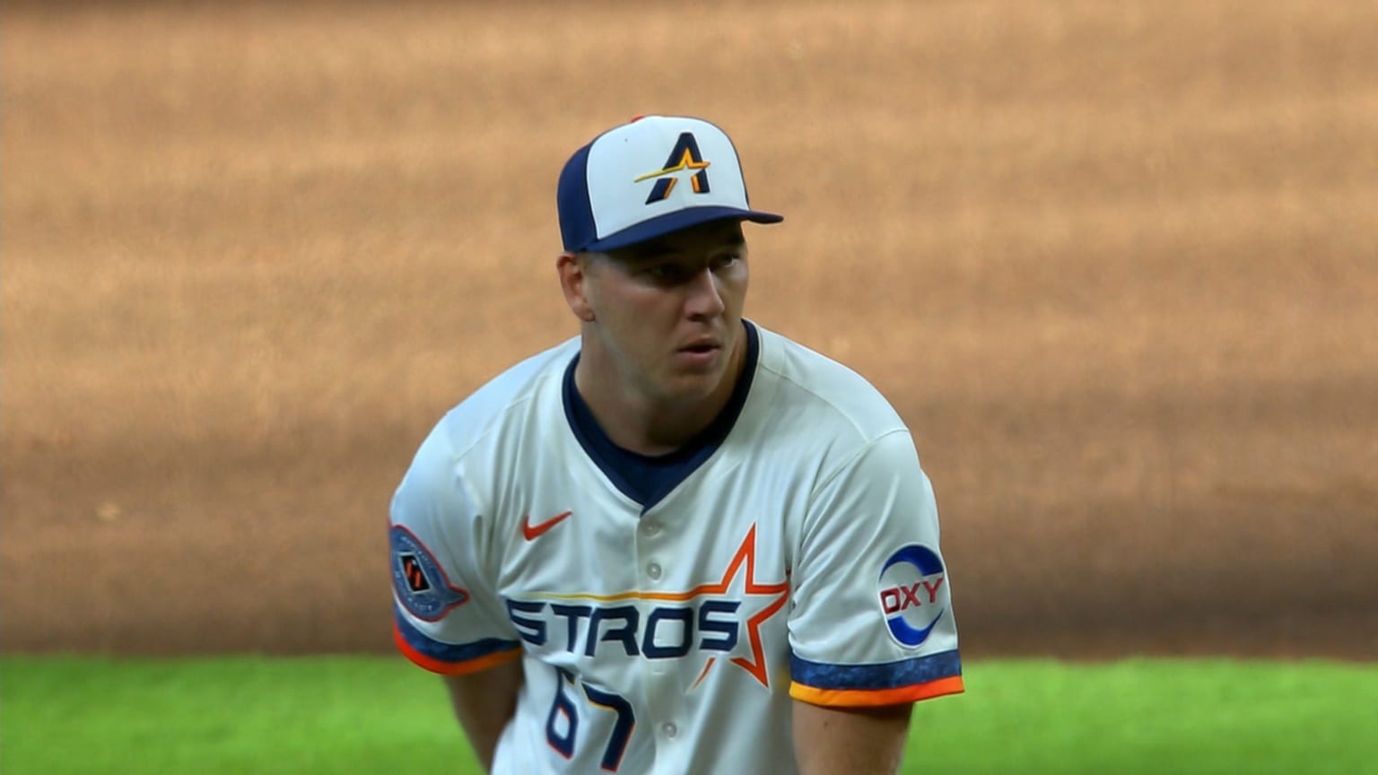 Ryan Gusto's first strikeout against the Angels | 04/12/2025 | Houston ...