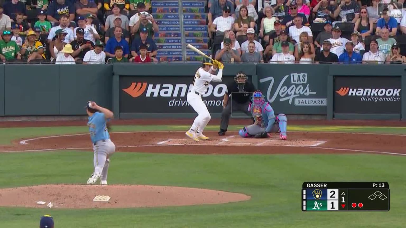 Robert Gasser Ball to Tyler Soderstrom | 06/09/2026 | MLB.com