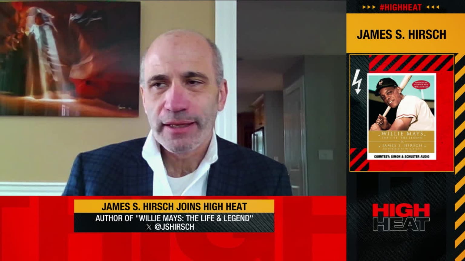 James Hirsch discusses book on Willie Mays | 05/06/2024 | MLB.com
