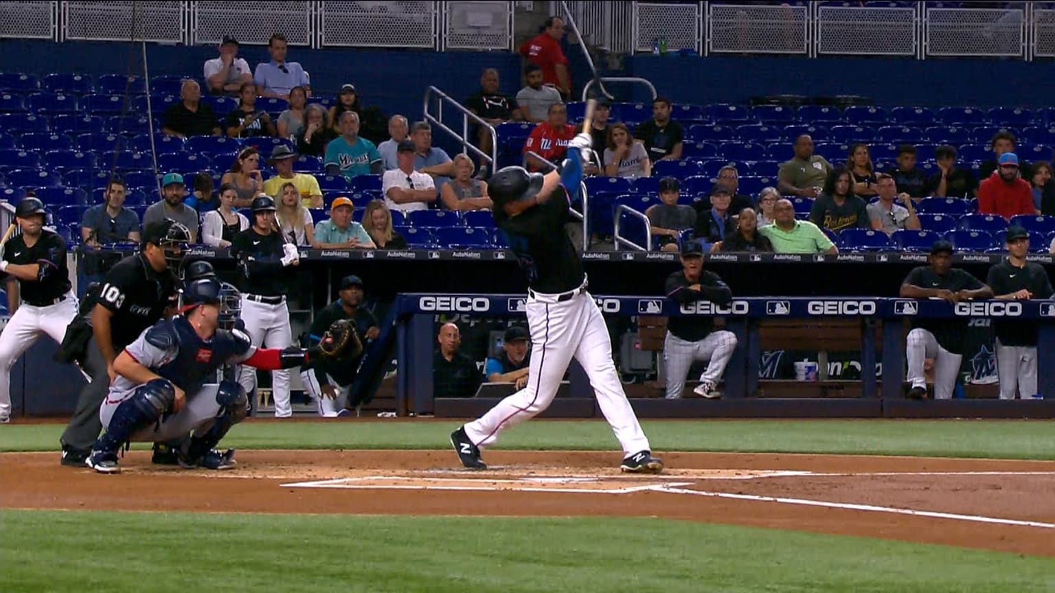 Cooper rips an RBI double down the left-field line | 09/23/2022 | Miami ...