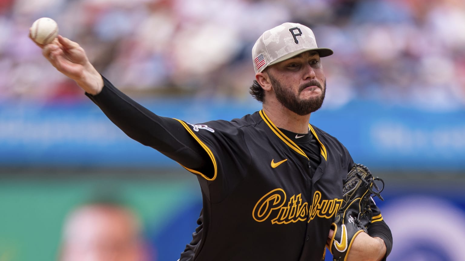 Paul Skenes strikes out Bryce Harper | 05/18/2025 | Pittsburgh Pirates