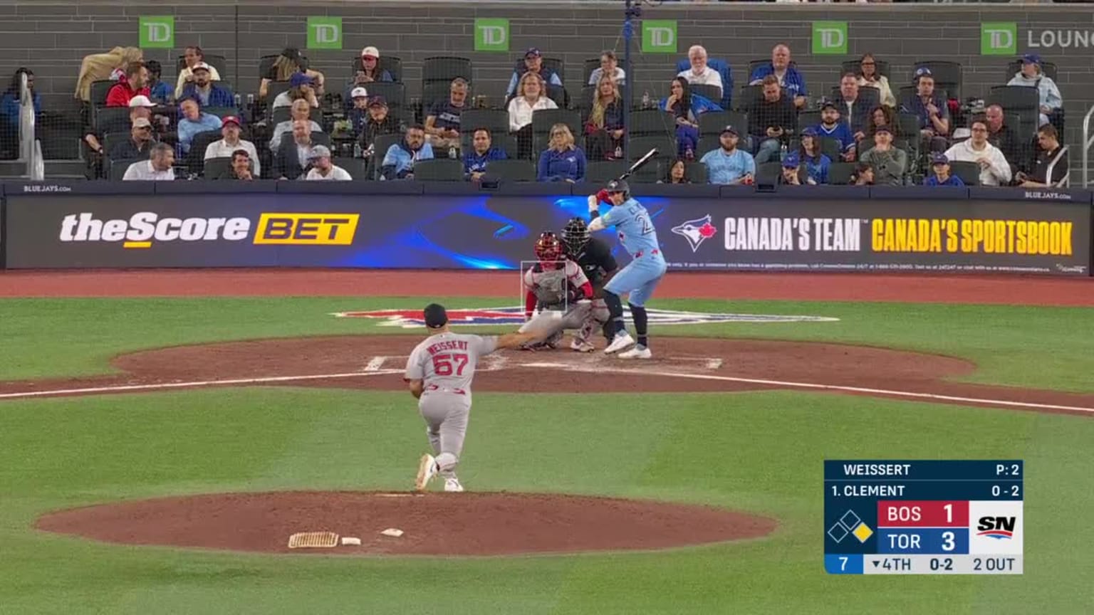 Ernie Clement's first homer of 2026 | 04/29/2026 | Toronto Blue Jays