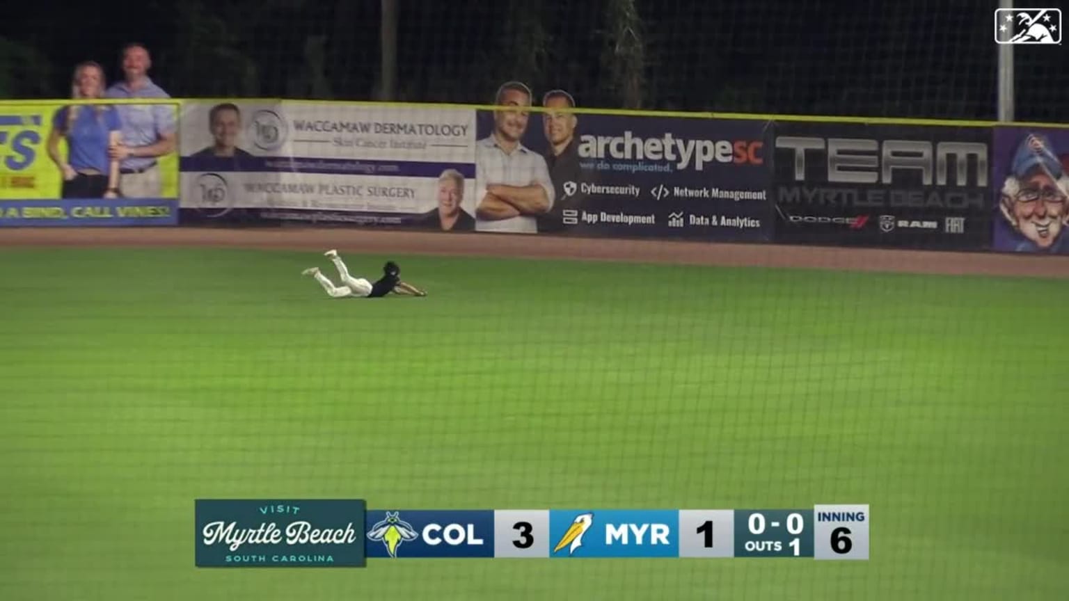 Brett Bateman makes a stellar diving catch | 09/08/2023 | MLB.com