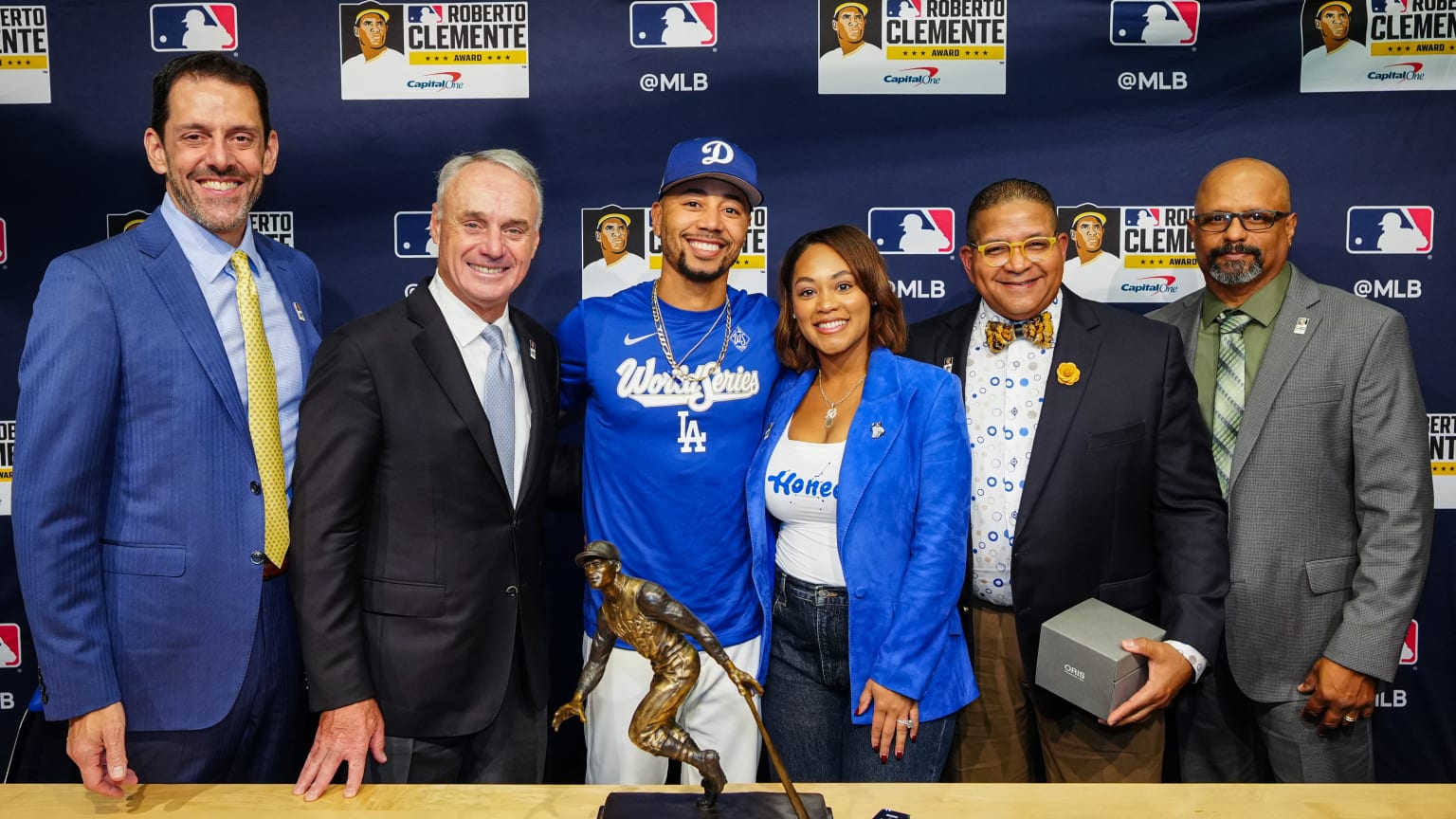 Rob Manfred, Mookie Betts on Roberto Clemente Award | 10/27/2025 | MLB.com