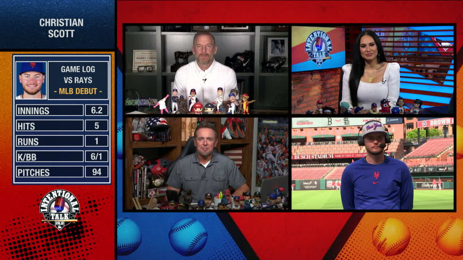 Christian Scott on his impressive debut for the Mets | 06/05/2024 | Los ...