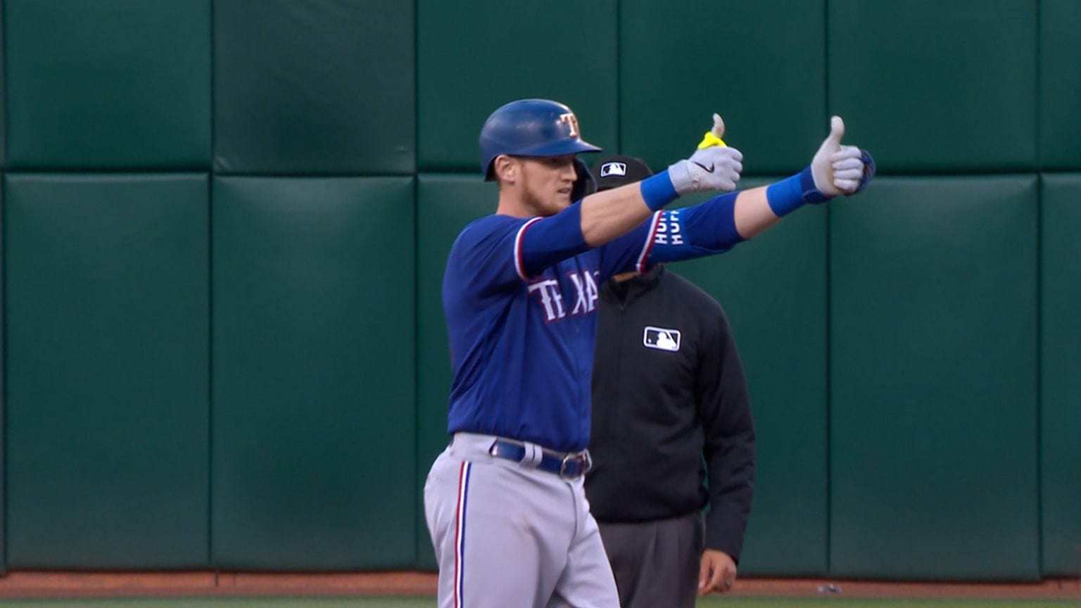 Sam Huff rips an RBI double to left field | 08/08/2023 | Texas Rangers