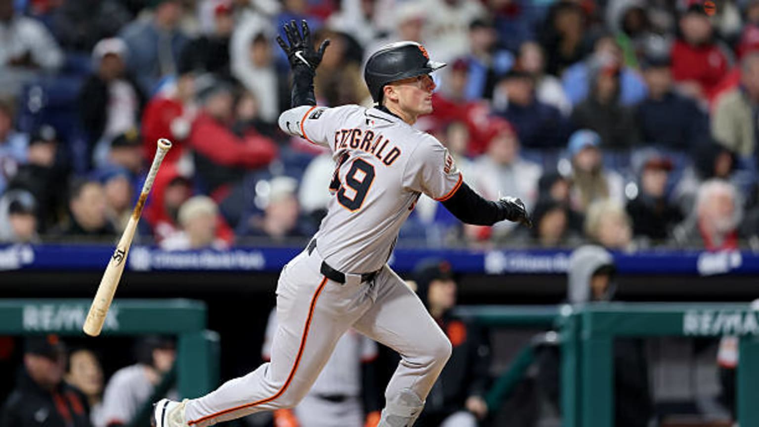 Tyler Fitzgerald's RBI double | 04/16/2025 | San Francisco Giants