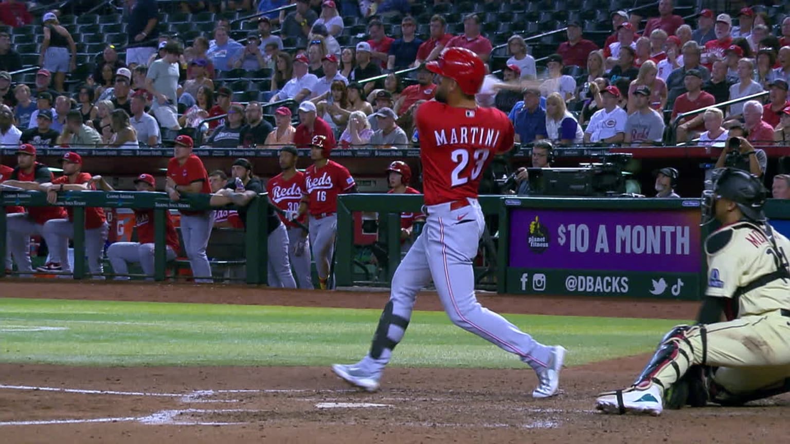 Nick Martini hits a three-run HR, his second of game | 08/25/2023 ...