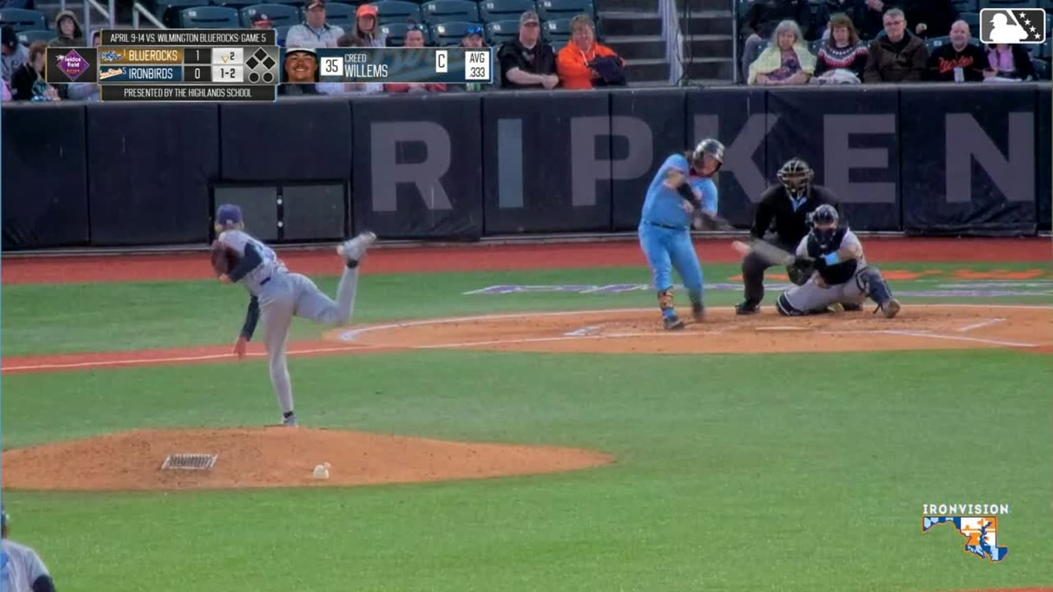Creed Willems smacks his fourth homer of the season | 04/14/2024 | MLB.com