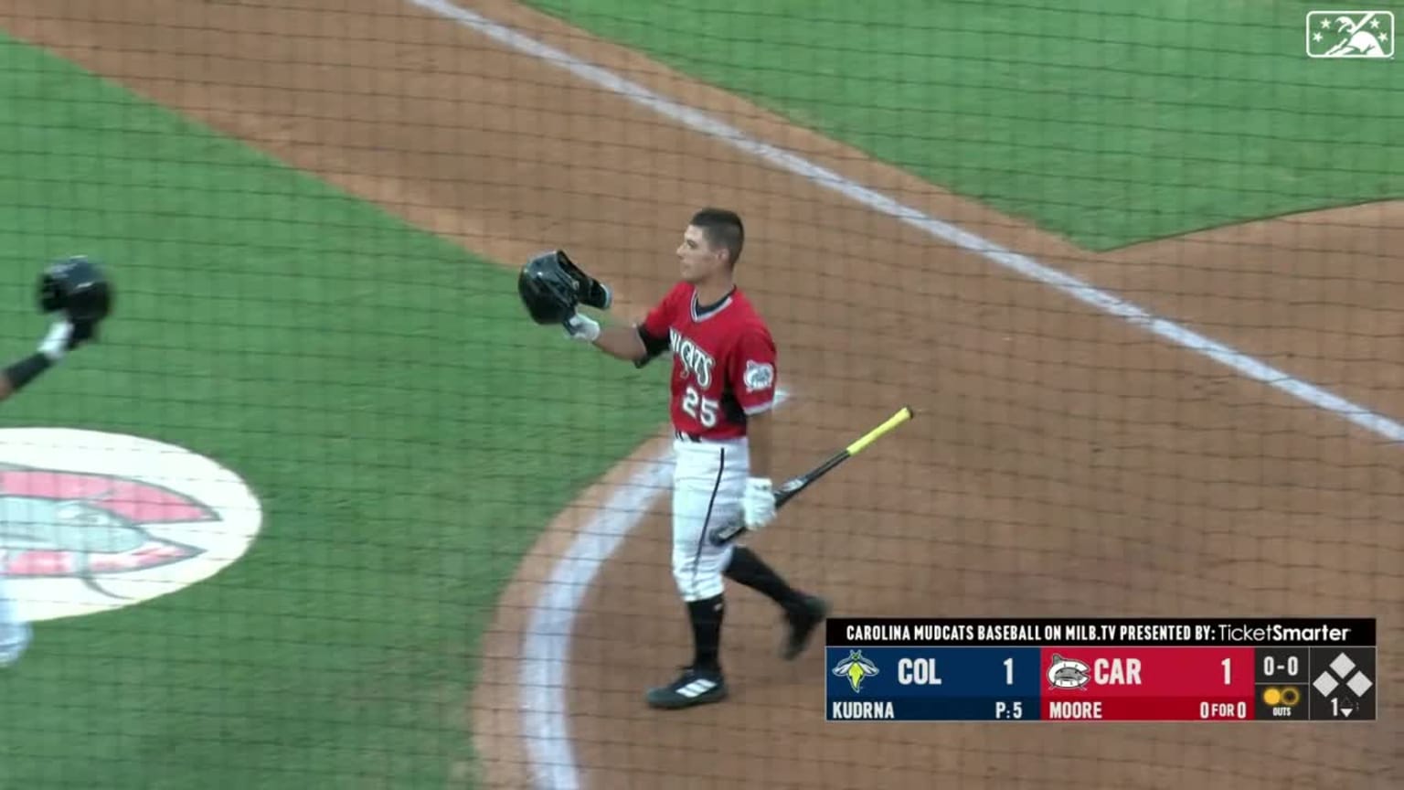 Moore rips first professional homer for Carolina | 09/02/2022 | MLB.com