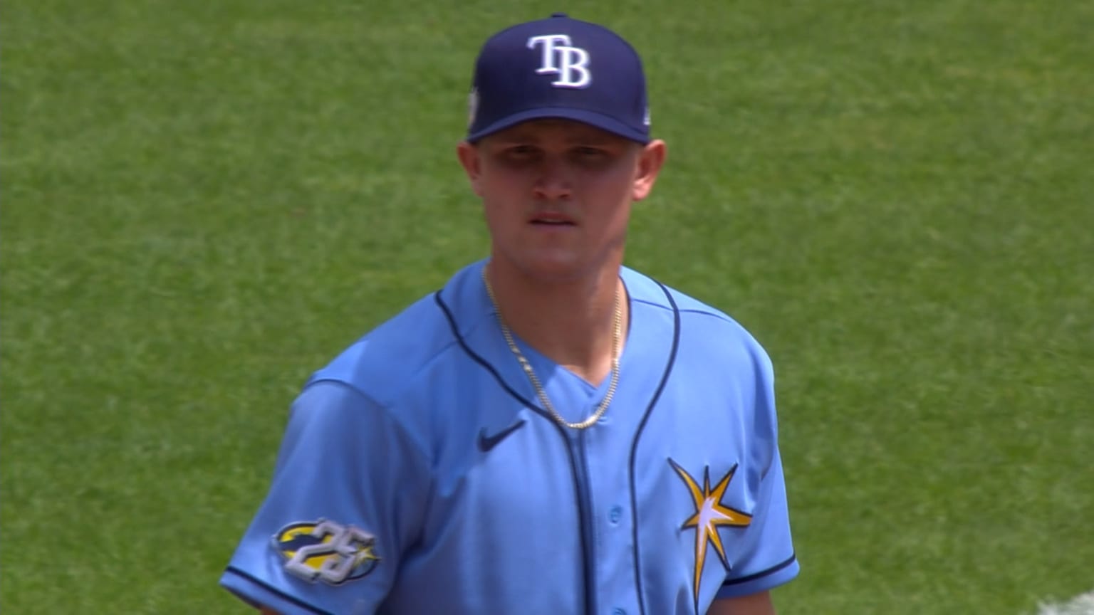 Curtis Mead makes a slick catch to make the play | 08/05/2023 | Tampa Bay Rays