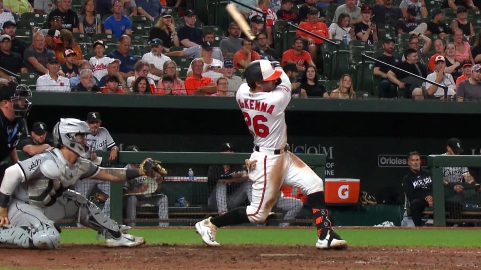 Ryan McKenna drives in two with double in the 8th | 08/29/2023 | Baltimore Orioles