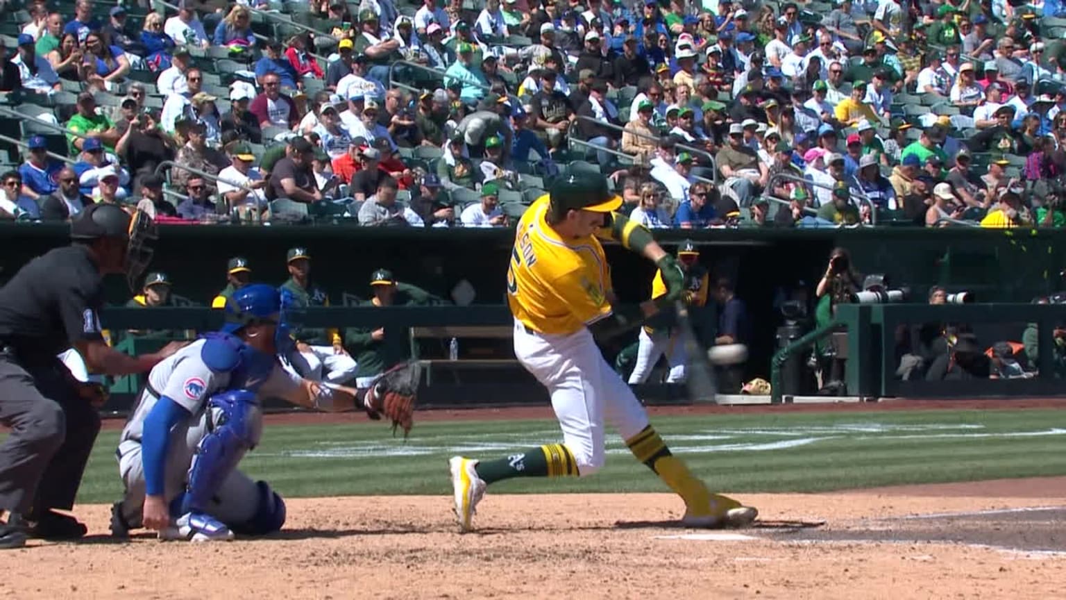 Jacob Wilson extends hitting streak | 04/02/2025 | Athletics