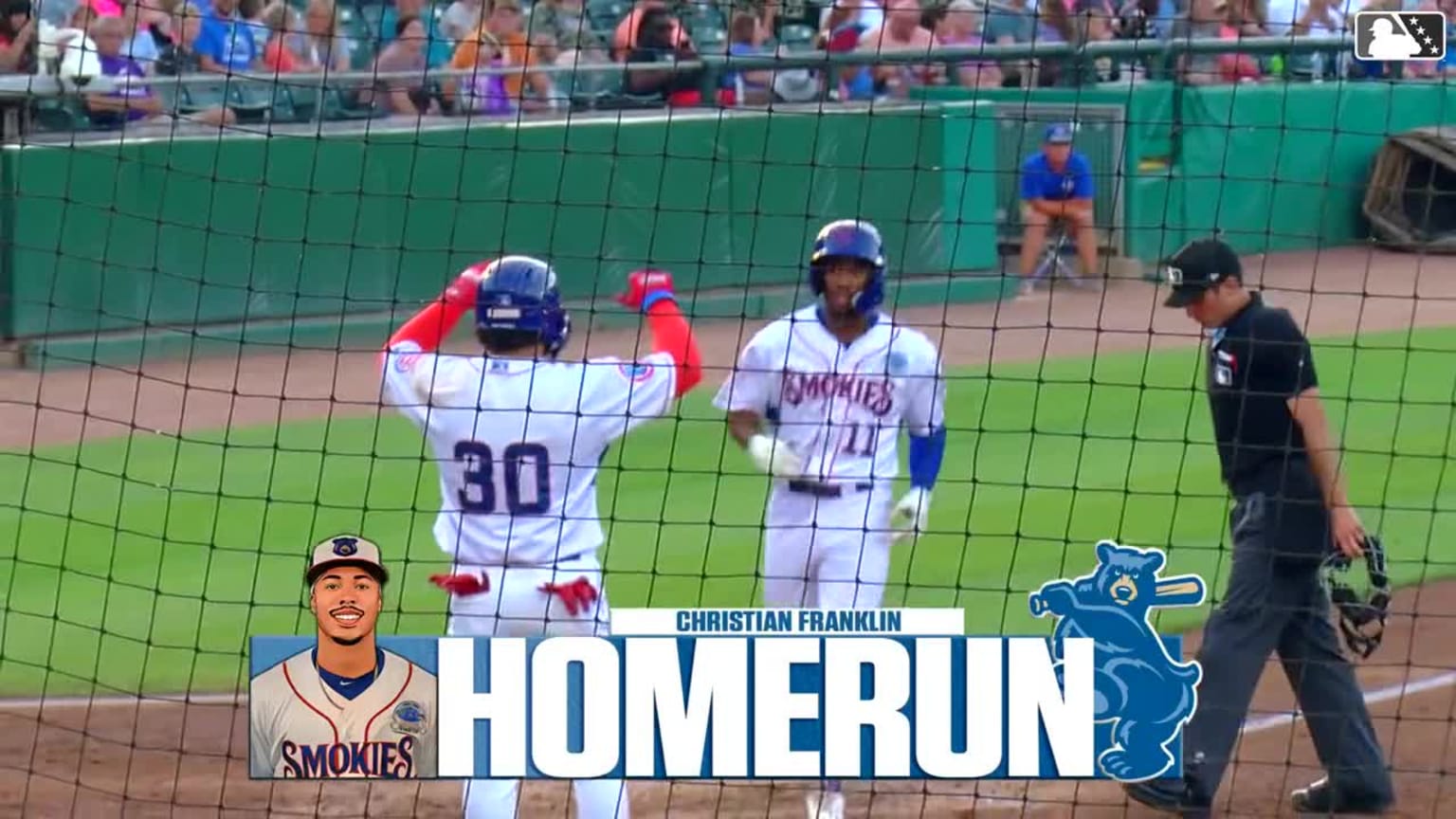 Christian Franklin belts a two-run home run | 06/08/2024 | Chicago Cubs