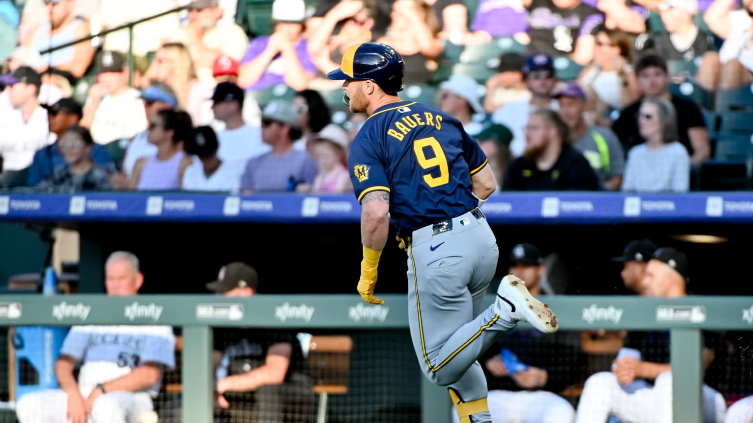 Jake Bauers singles on a line drive to right fielder Jake Cave. Sal ...