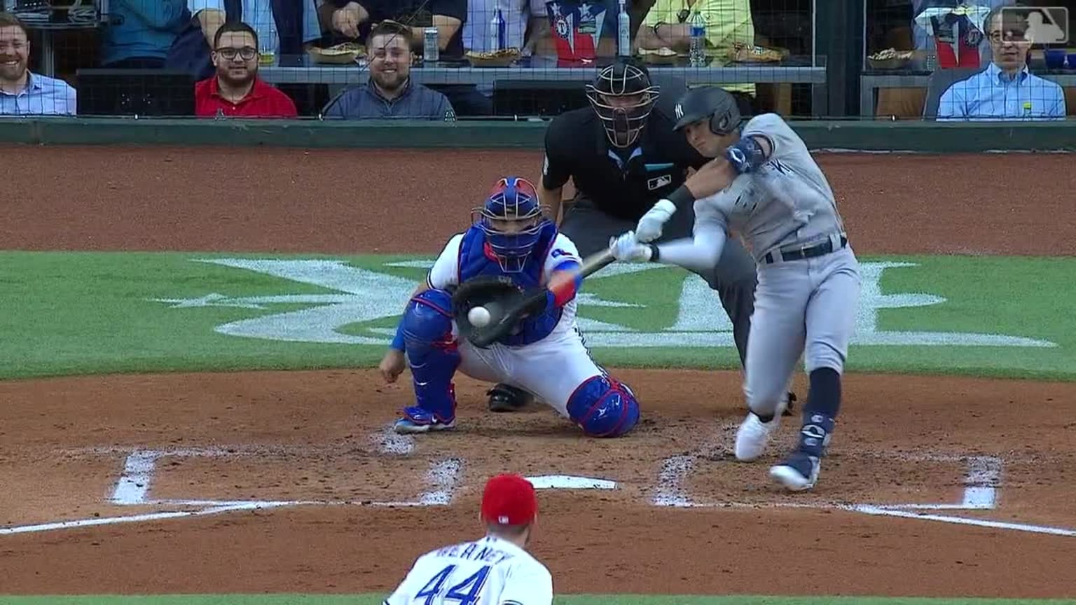 Anthony Volpe lines an RBI single to left field | 04/27/2023 | New York ...