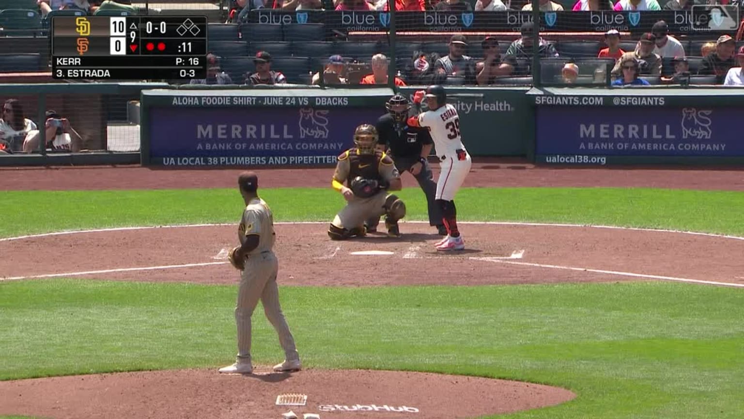 Ray Kerr induces pop up to secure 10-0 win | 06/22/2023 | San Diego Padres