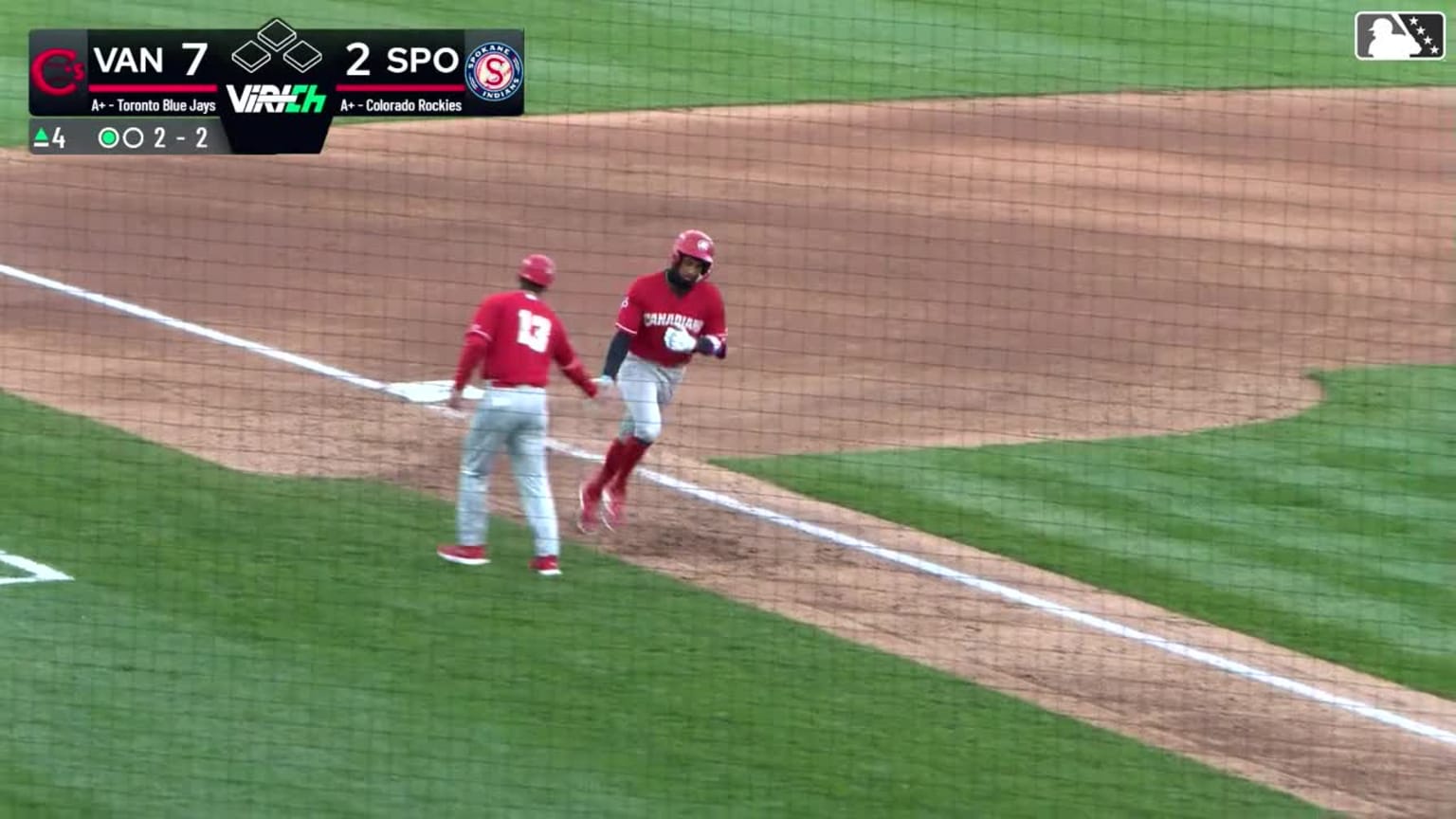 Blue Jays No. 1 prospect Arjun Nimmala's solo homer | 04/13/2025 | Toronto Blue Jays