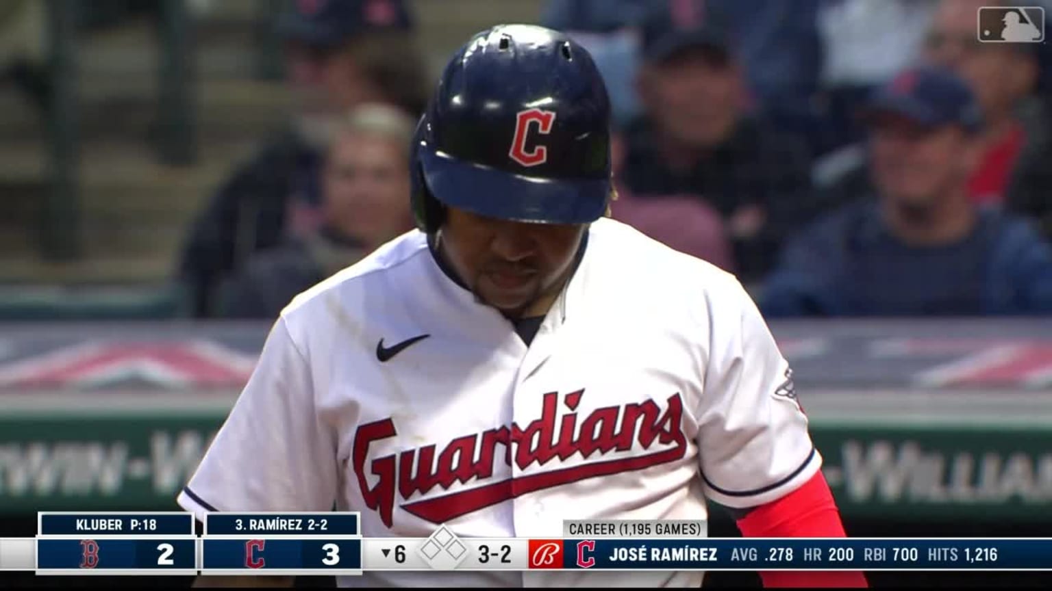 José Ramírez launches his third home run of the night | 06/08/2023 ...