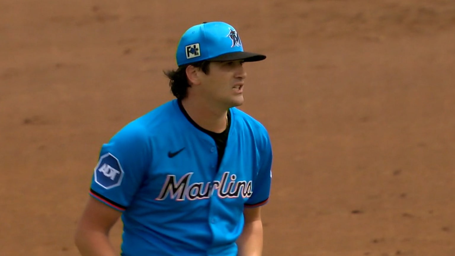 Cal Quantrill picks off two in the 3rd | 03/16/2025 | Miami Marlins