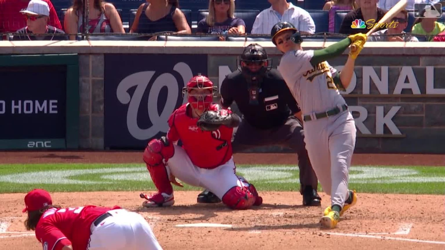 Zack Gelof slugs his second homer of the game | 08/13/2023 | Minnesota ...